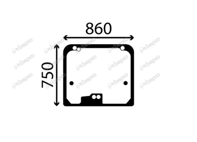 for, JCB Telehandler REAR WINDOW CURVED - TINTED – Gwynedd Farm ...