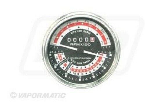 Massey Ferguson 165, 168, 175, 178, 185, 188 Rev Counter Clock MPH b ...