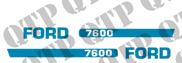 Ford 7600 Decal Kit / Stickers – Gwynedd Farm Machinery Ltd