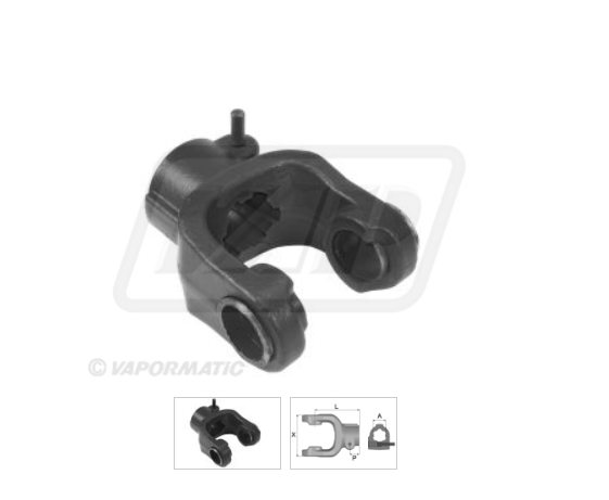 PTO Quick Release Outer Yoke 1 3/4" x 6 UJ Size 35 x 94mm – Gwynedd ...