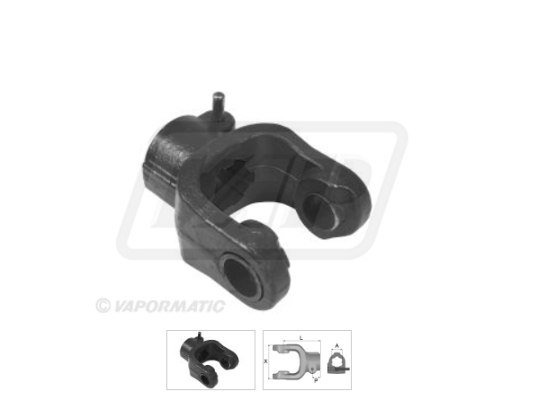 PTO Quick Release Outer Yoke 1 3/4" x 6 UJ Size 30 x 92mm – Gwynedd ...