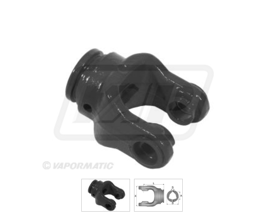 PTO Inner Yoke, Inner Triangular Tube UJ size 22 x 54mm – Gwynedd Farm ...