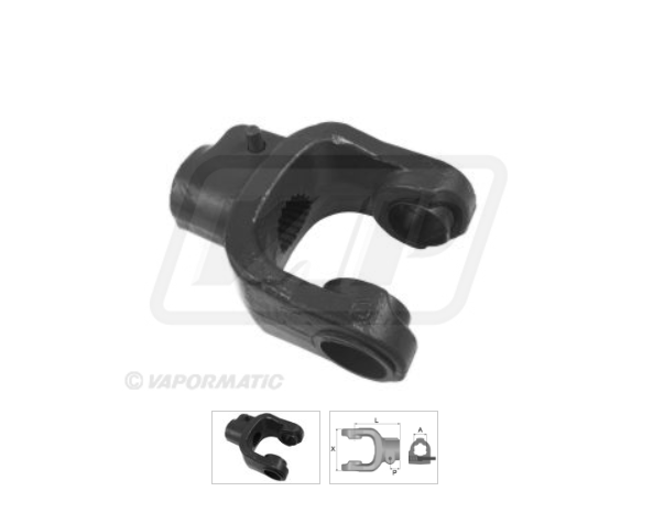 PTO Quick Release Outer Yoke 1 3/8" x 21 UJ Size 35 x 94mm – Gwynedd ...