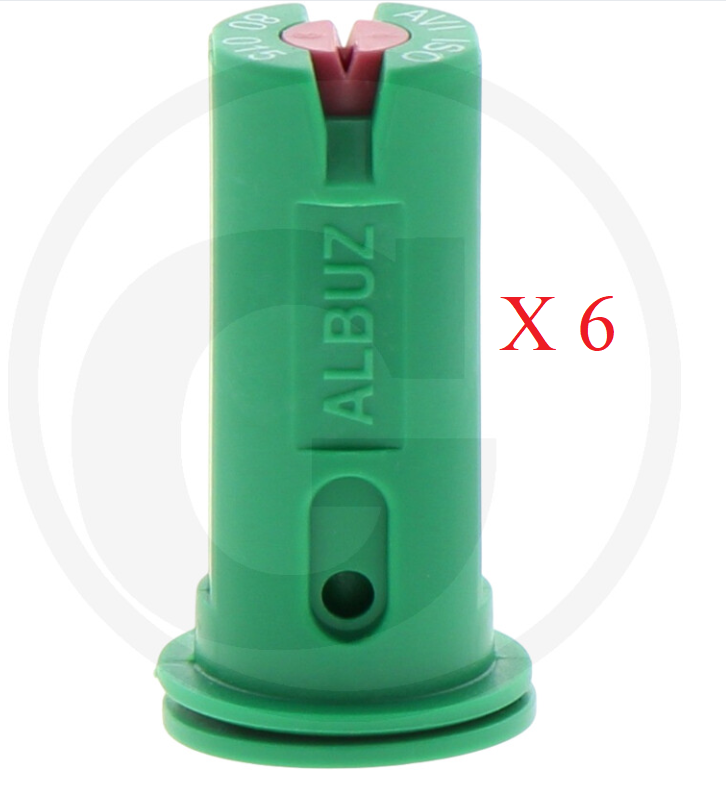 Albuz AVI flat jet nozzle 80°, AF 11 GREEN PACK OF 6 – Gwynedd Farm ...