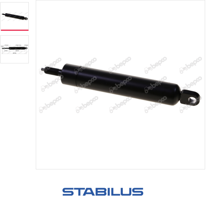 Ford New Holland Case Steering Column Gas Strut T6000, T7000, TSA, Max ...