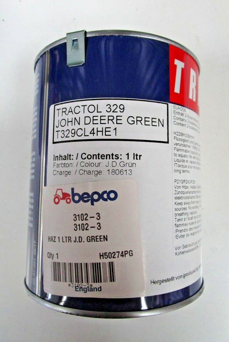 John Deere Green Paint 1ltr – Gwynedd Farm Machinery Ltd