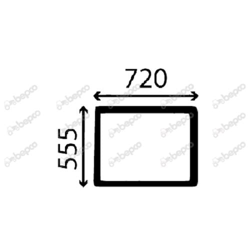 For John Deere Telehandler 3200-3400 Opening Roof Window Glass Tinted ...
