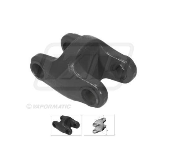 PTO Inner Yoke, Inner Yoke, Double Yoke UJ Size27 x 74.6mm BP4 ...