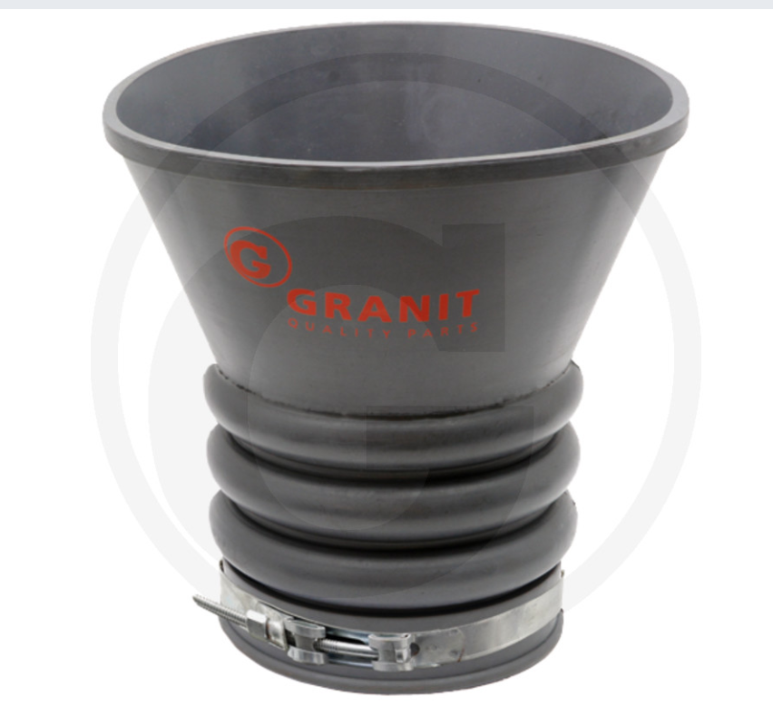GRANIT Docking Funnel 6" With Gaiter and Clamp – Gwynedd Farm Machinery Ltd