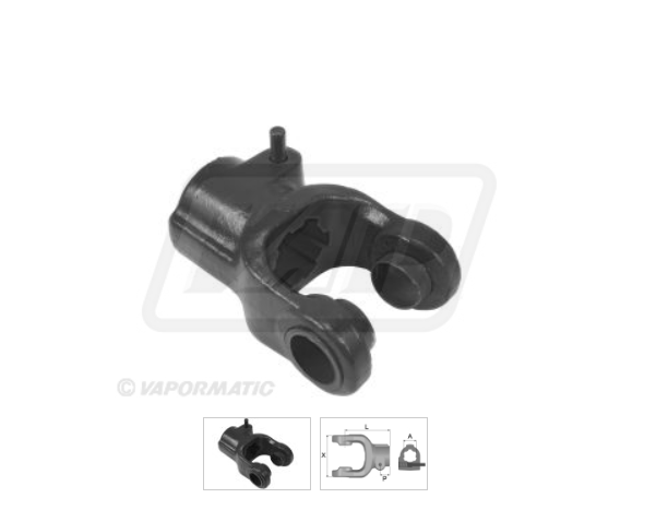 PTO Quick Release Outer Yoke 1 3/4" x 6 UJ Size 30.2 x 80mm – Gwynedd ...