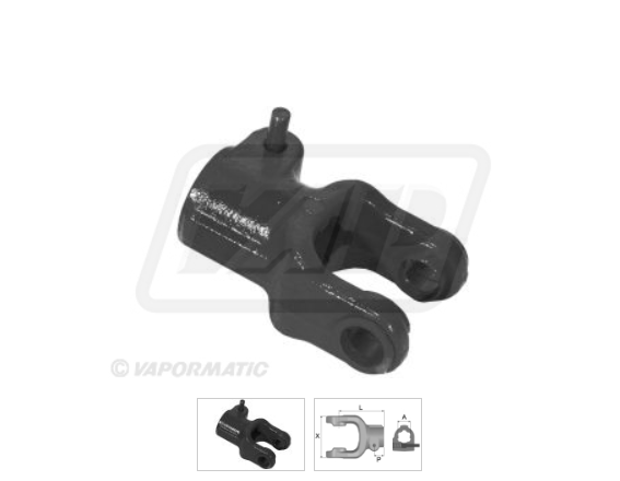 PTO Quick Release Outer Yoke 1 3/8" x 6 UJ Size 22 x 54mm – Gwynedd ...