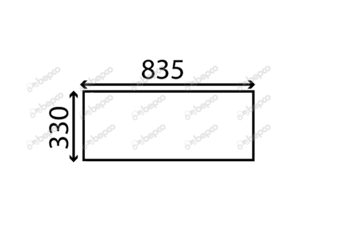 For CASE IHC 94 Series LOWER REAR WINDOW FLAT - TINTED – Gwynedd Farm ...