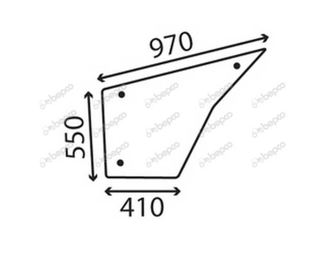 For CASE IHC XLN CAB LOWER DOOR WINDOW FLAT - TINTED – Gwynedd Farm ...