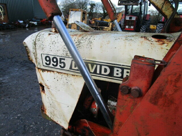 David Brown Loader C/w Brackets for DB 995 Spool Valves & Levers ...