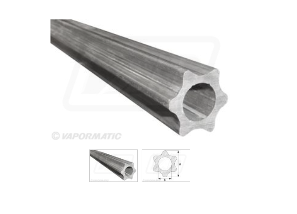 PTO SHAFT STAR PROFILE TUBE 1M – Gwynedd Farm Machinery Ltd
