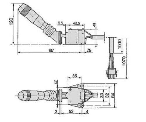 Merlo Combined Switch with Horn – Gwynedd Farm Machinery Ltd