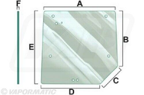 For Massey Ferguson Rear Window Glass 4200, 4300 – Gwynedd Farm ...